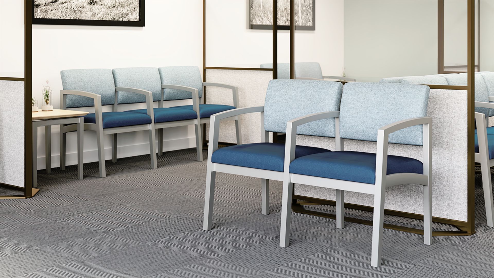 Lesro Furniture Product Lines | Lenox Steel Reception Seats