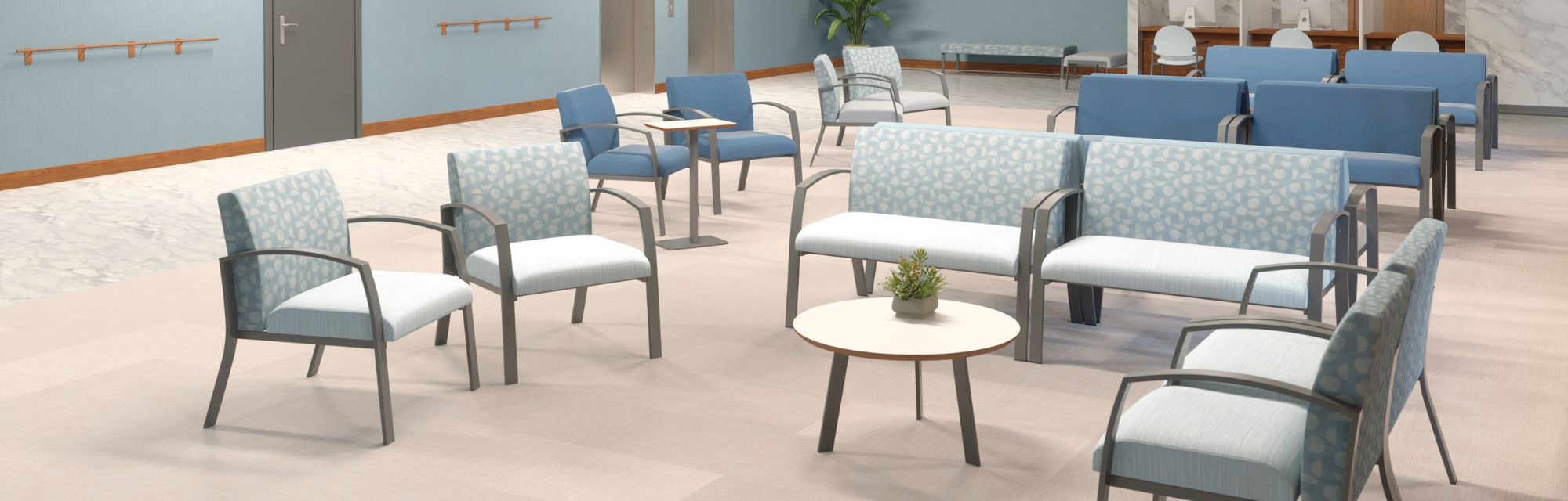 Lesro Furniture Product Lines | Rhapsody Reception Seating